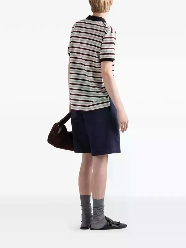 Prada Cotton Bermuda Shorts - Blue