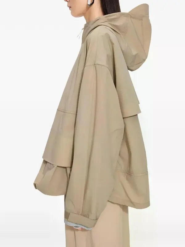 JNBY Drawstring-hem Hooded Jacket - Neutrals