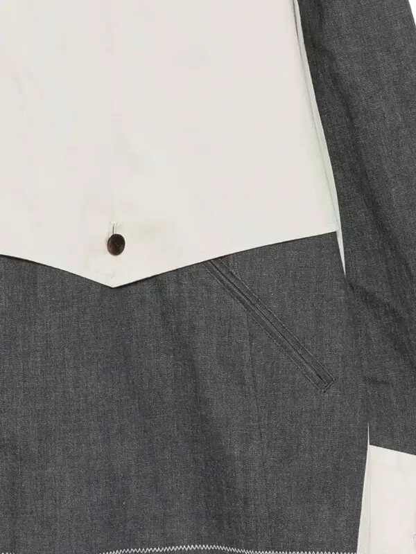 CROQUIS Colour-blocked Zip-up Jacket