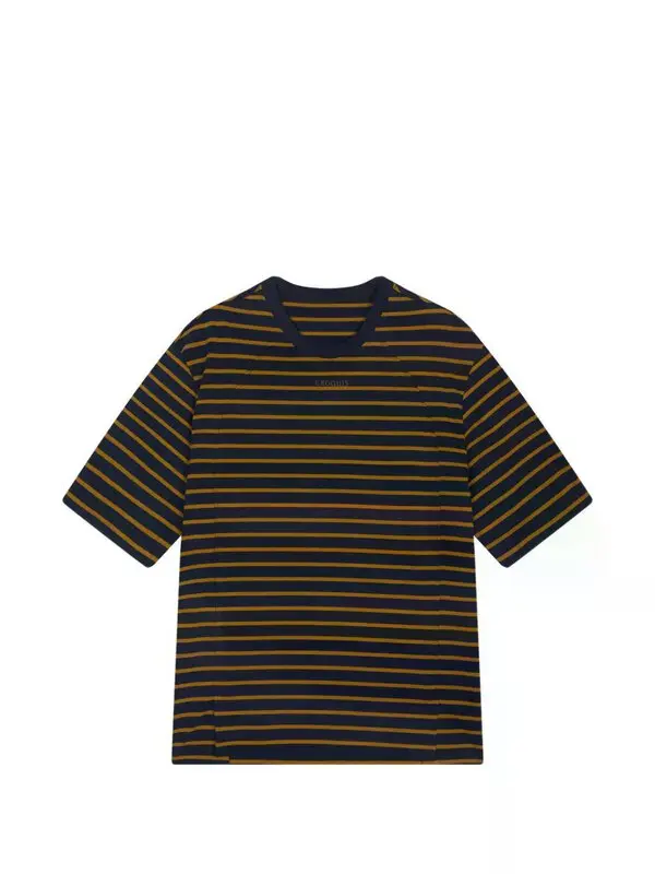 CROQUIS Stripe Print T-shirt - Blue