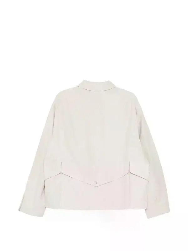 CROQUIS Collared Zip-up Jacket - Neutrals