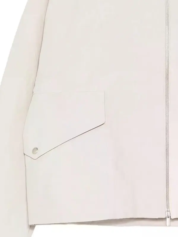 CROQUIS Collared Zip-up Jacket - Neutrals