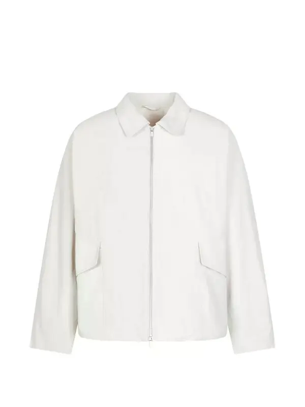 CROQUIS Collared Zip-up Jacket - Neutrals