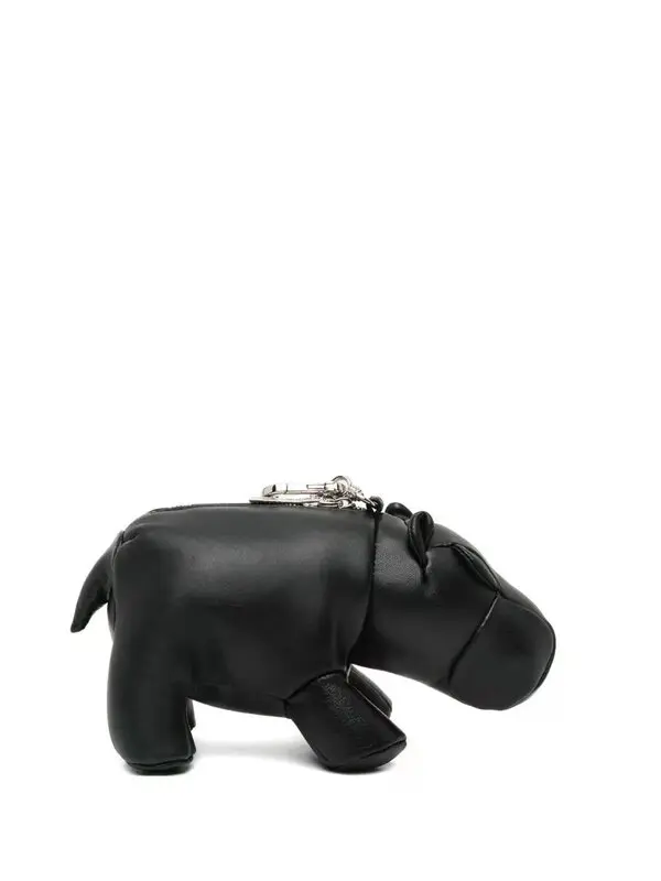 Mihara Yasuhiro Hippo Pendant Messenger Bag - Black