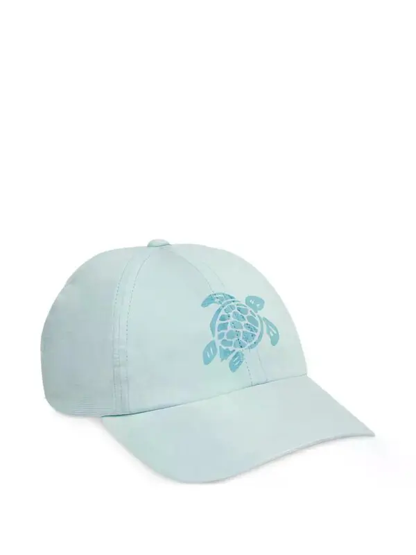 Vilebrequin Turtle Print Eyelet Cap - Blue