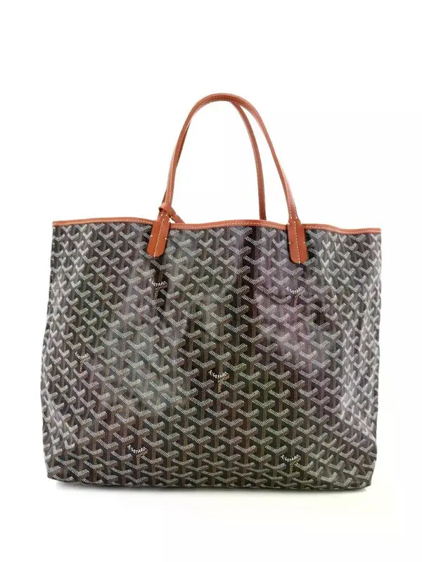 Goyard Saint Louis Coated Canvas Gm Tote Bag - Brown
