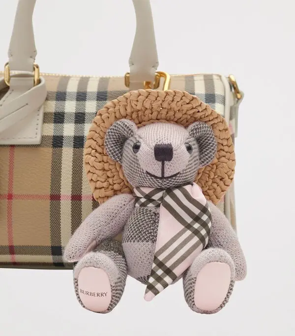 Burberry Mini Cotton Check Bowling Bag - Neutral
