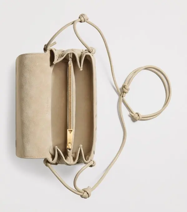 Bottega Veneta Notturno" Woven Leather Pouch - Neutral
