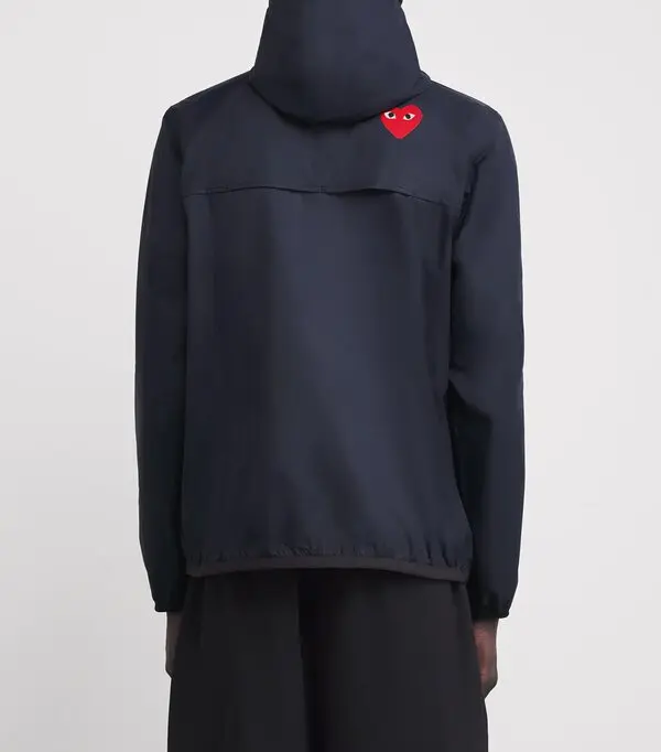 Play Comme Des Garcon X K-way Water-resistant Zip-up Jacket