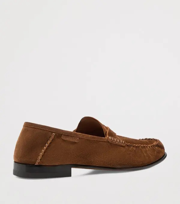 TOM FORD Suede Loafers - Brown
