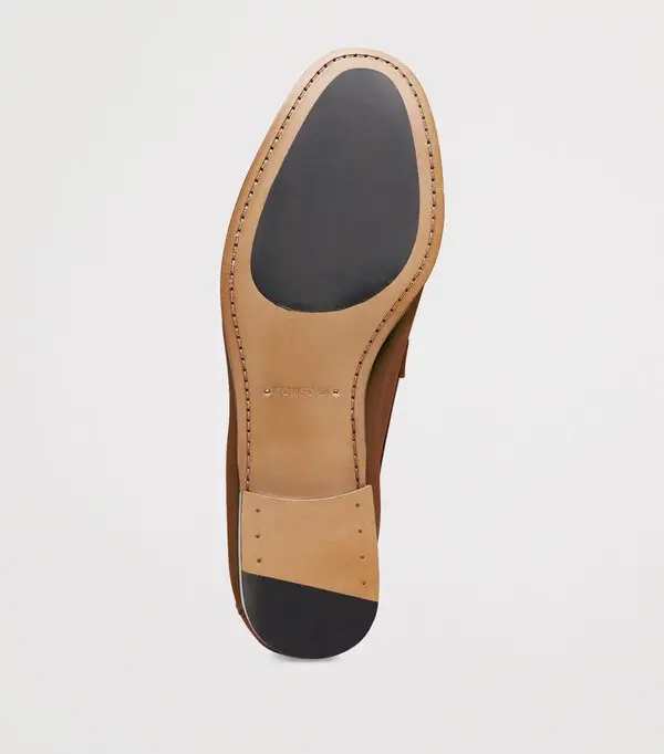 TOM FORD Suede Loafers - Brown