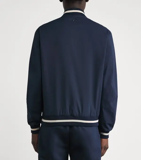 Paul & Shark Typhoon Platinum Bomber Jacket - Navy