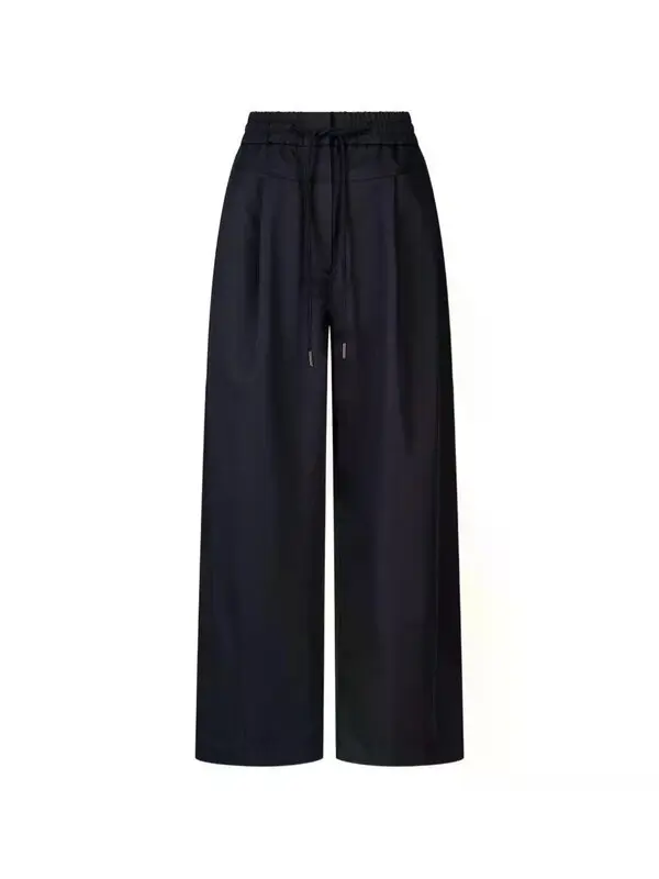 STUDIO TOMBOY Pleated Wide-leg Trousers - Blue