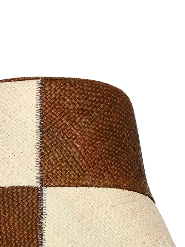 Johanna Ortiz Checked Bucket Hat