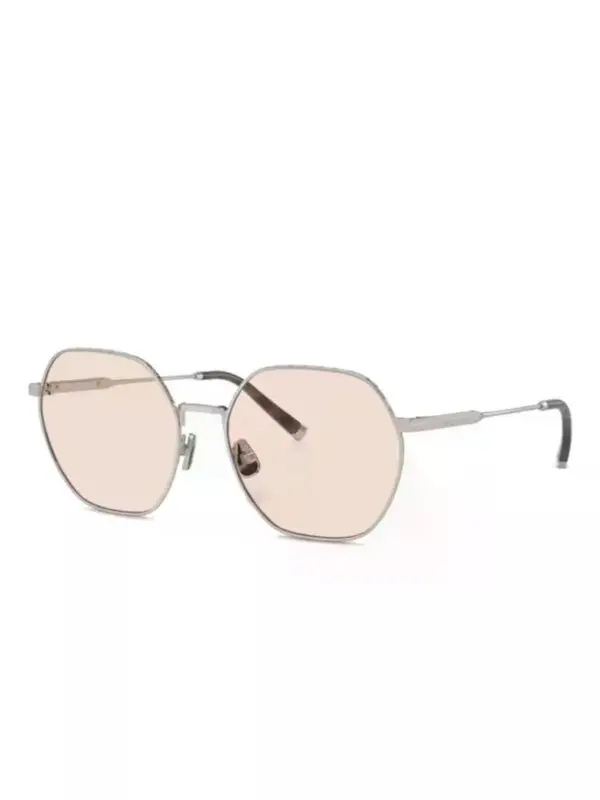 Brunello Cucinelli Octagon Frame Sunglasses - Silver