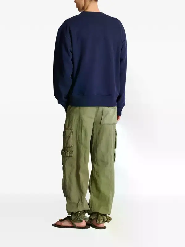 Balmain Crew-neck Sweatshirt With Logo Detail