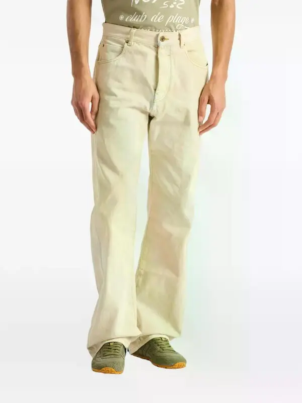 Balmain Faded Denim Relaxed Fit Jeans
