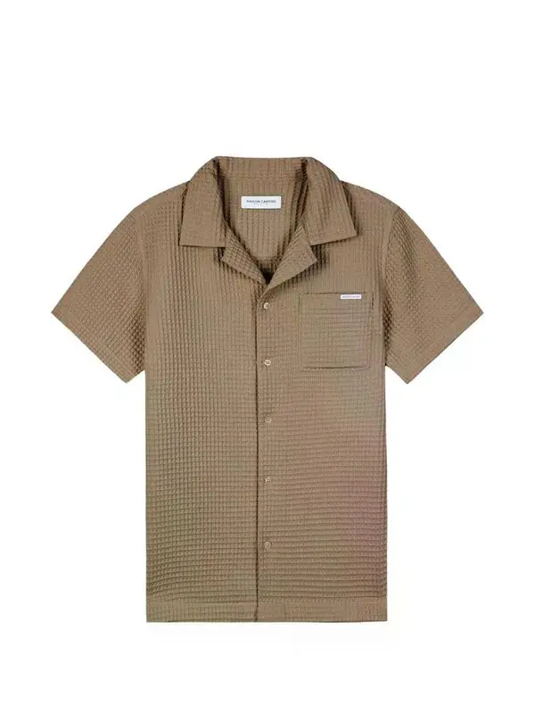 Maison Labiche Chest-pocket Short-sleeve Shirt - Neutrals