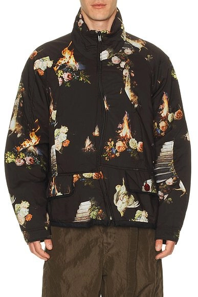 Undercover Printed Blouson Jacket - Black Base