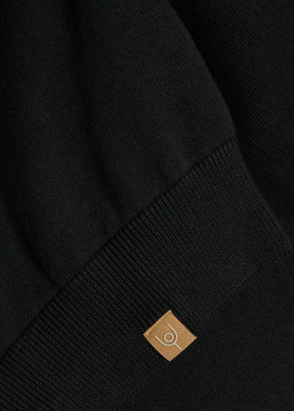 NOW YOU LIVE Woodhouse Half-zip Cotton Jumper
