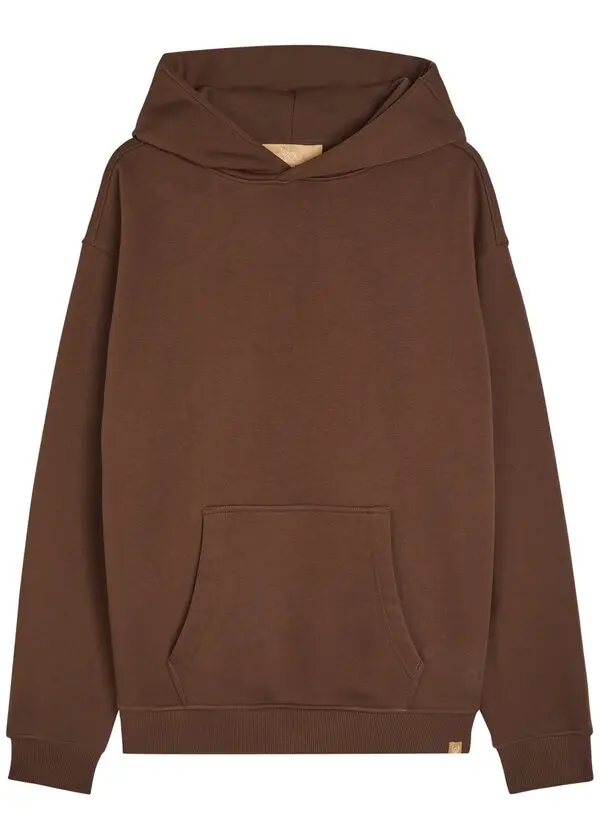 NOW YOU LIVE Harcourt Hooded Cotton-blend Sweatshirt