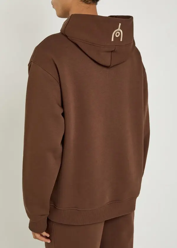 NOW YOU LIVE Harcourt Hooded Cotton-blend Sweatshirt