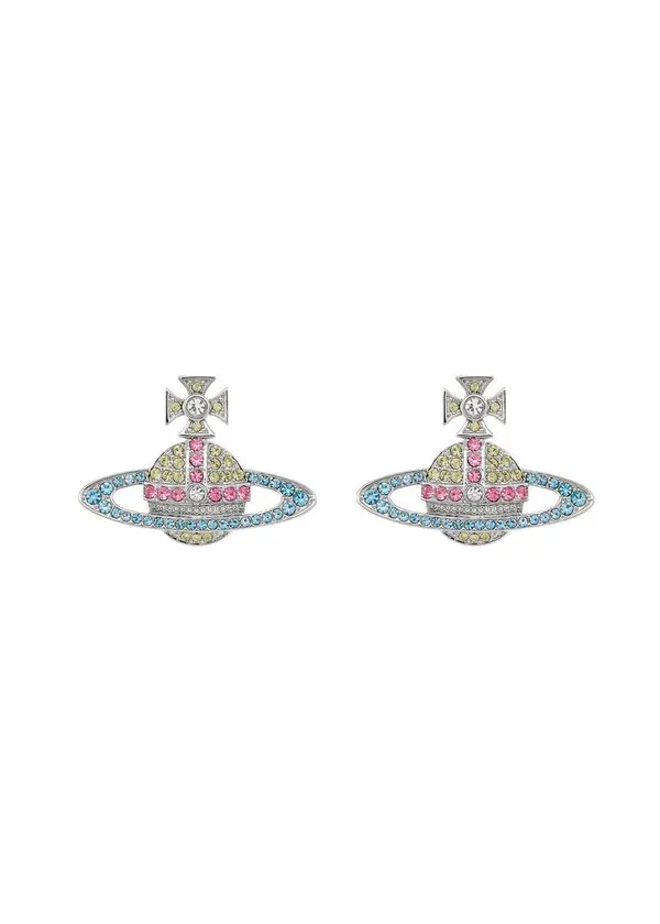 VIVIENNE WESTWOOD Kika Embellished-orb Stud Earrings - Multicoloured