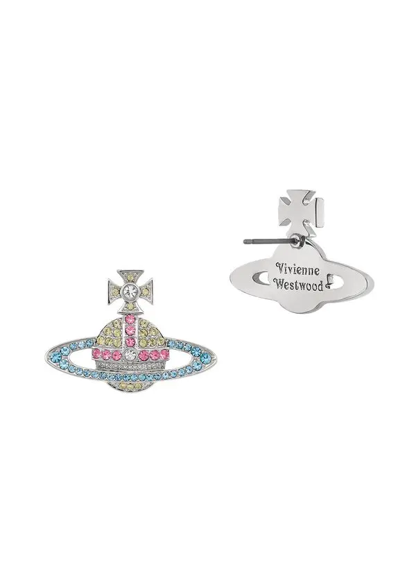 VIVIENNE WESTWOOD Kika Embellished-orb Stud Earrings - Multicoloured