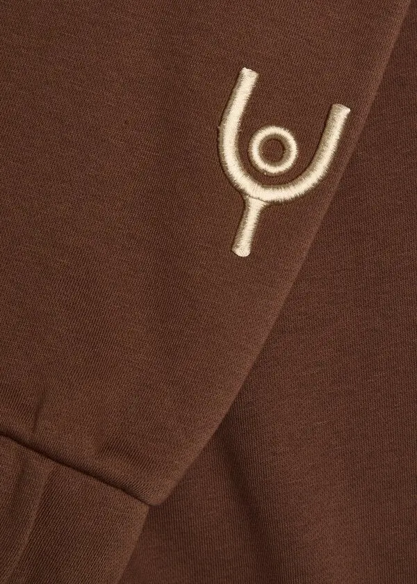 NOW YOU LIVE Magna Logo-embroidered Cotton-blend Sweatpants