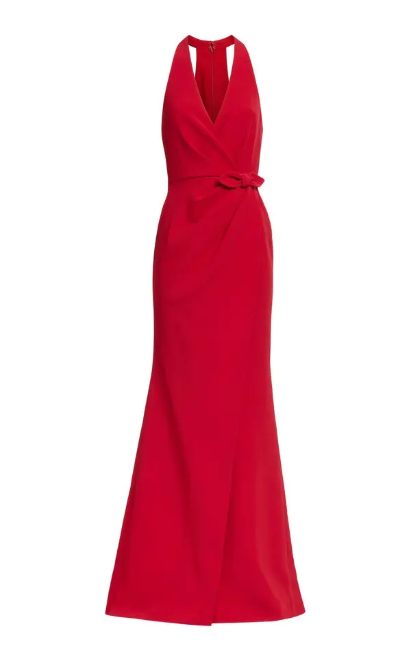 Elie Saab Cady Maxi Gown - Red