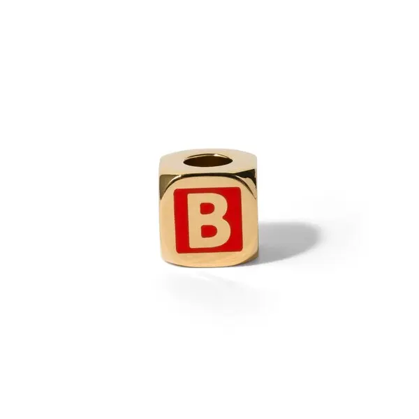 Miu Miu Enameled Metal Dice Charm - Red