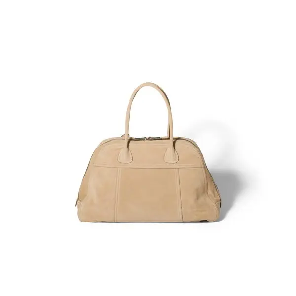 Miu Miu Suede Handbag - Ecru