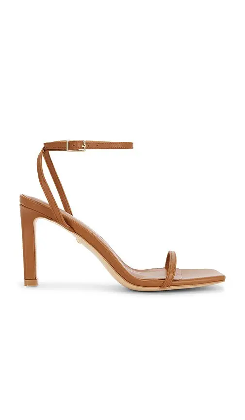 Raye Kathryn Stiletto Heel With Ankle Strap - Tan