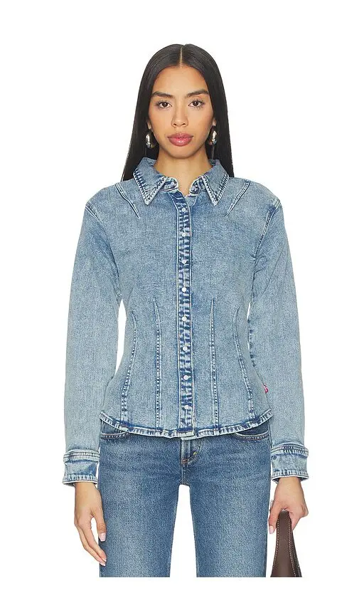 LEVI'S Long Sleeve Denim Shirt - Blue