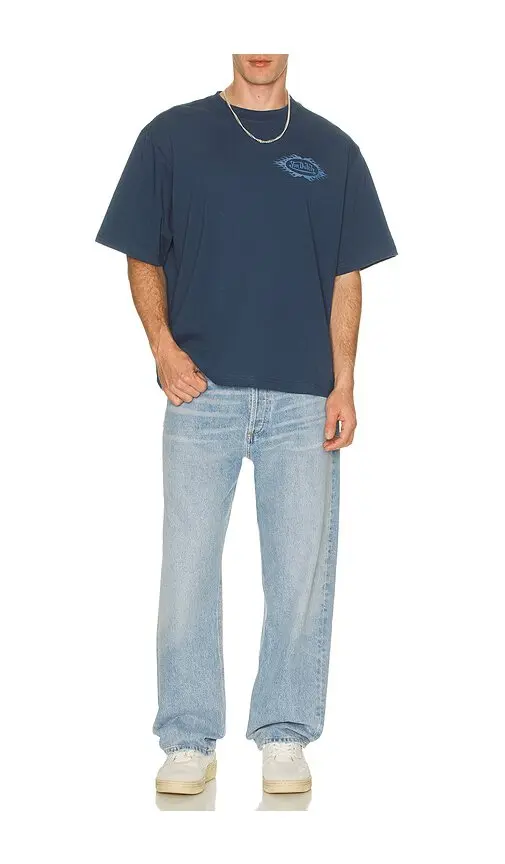VON DUTCH Chest Logo Boxy Crop Tee In . Also