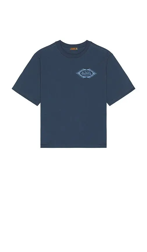 VON DUTCH Chest Logo Boxy Crop Tee In . Also