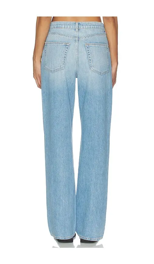 GRLFRND Low Rise Boyfriend Drawstring Jeans - Blue