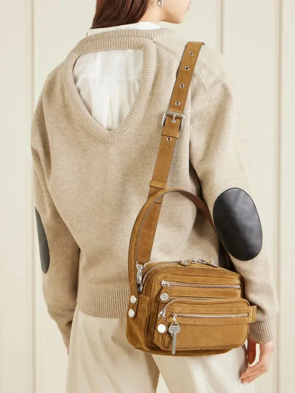 Acne Studios Suede Shoulder Bag