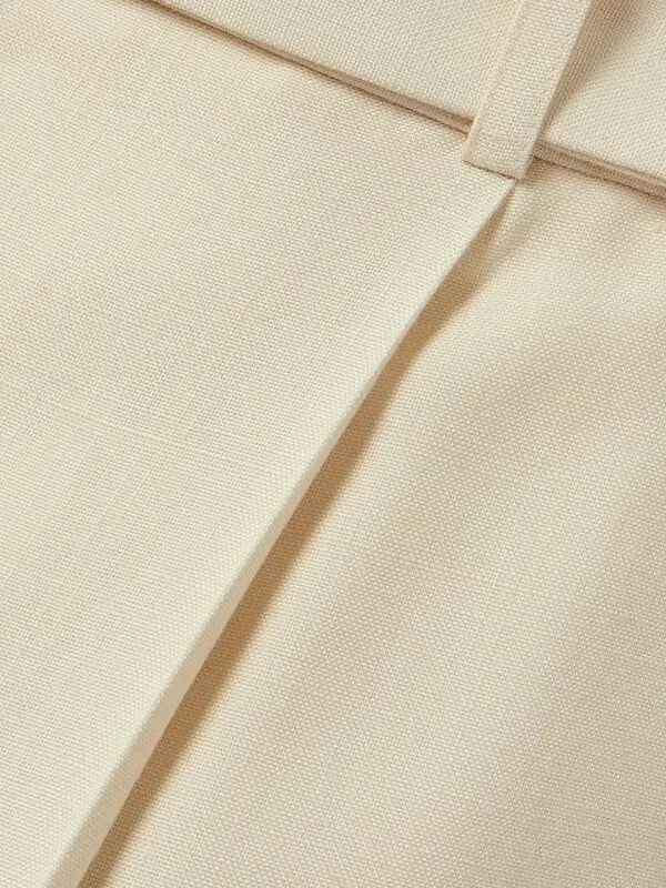 JOSEPH Rayen Pleated Woven Wide-leg Trousers