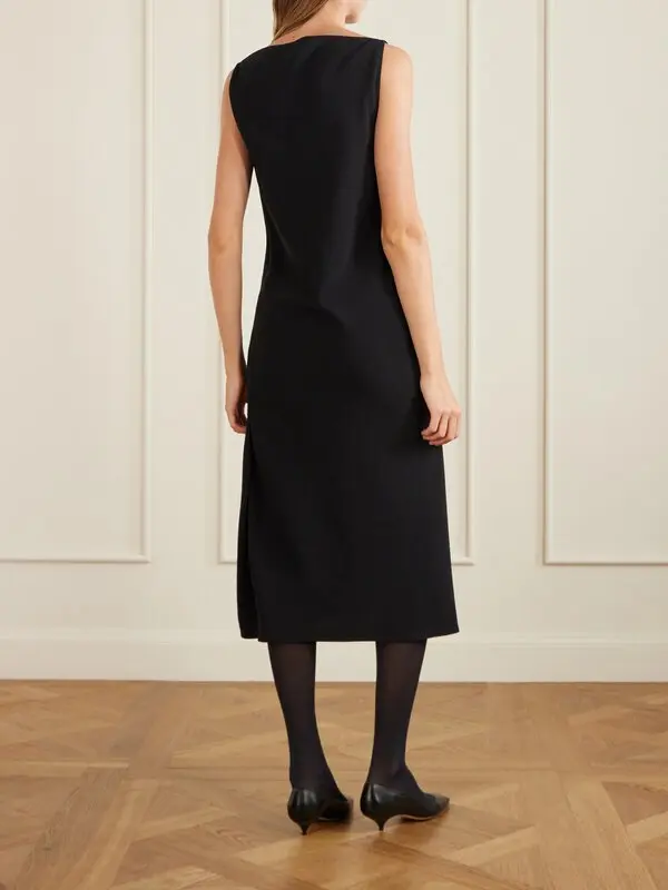 THE ROW Ender Crepe Midi Dress