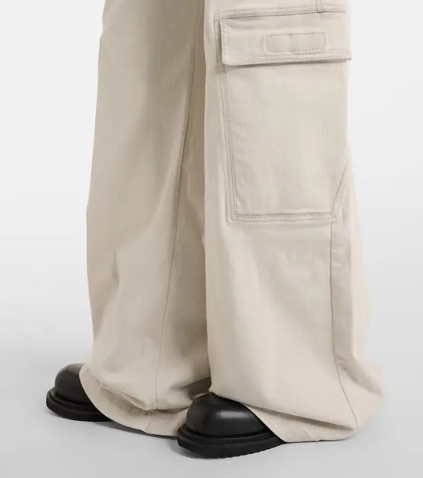Rick Owens Jumbo Cotton-blend Cargo Pants
