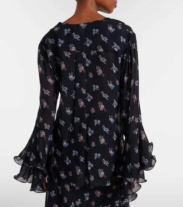 Dorothee Schumacher Floral Georgette Blouse