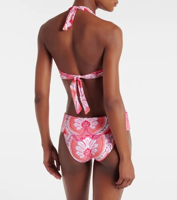 Melissa Odabash Brussels Printed Bikini Top - Multicoloured