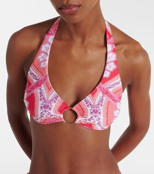 Melissa Odabash Brussels Printed Bikini Top - Multicoloured