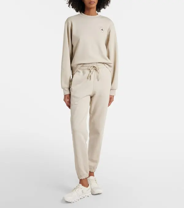 Adidas By Stella McCartney Organic Cotton Logo Sweatpants