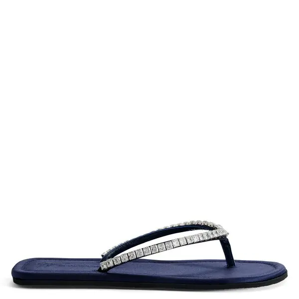 GIUSEPPE ZANOTTI Hatsumomo Embellished Thong Sandals - Blue