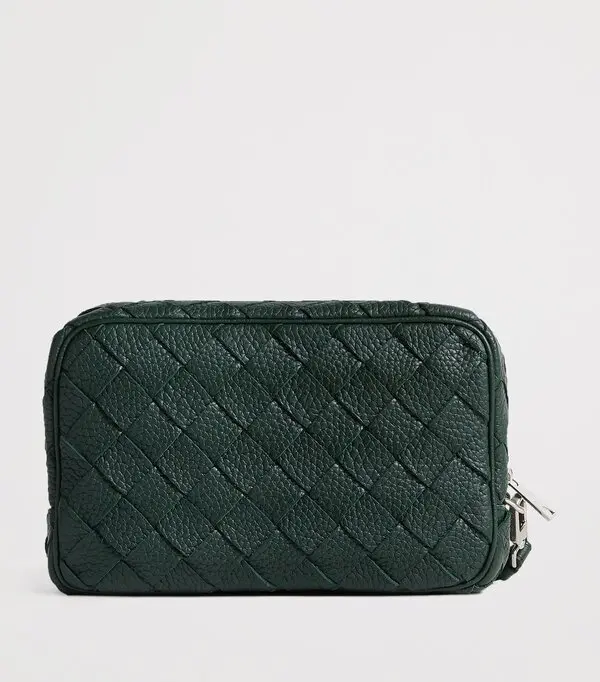 Bottega Veneta Small Intrecciato Leather Pouch