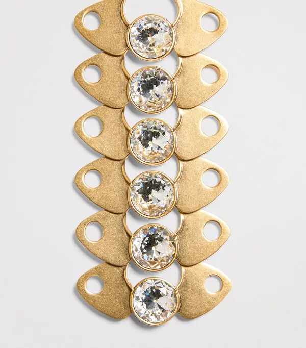 Valentino Garavani Embellished Crystal Drop Earrings