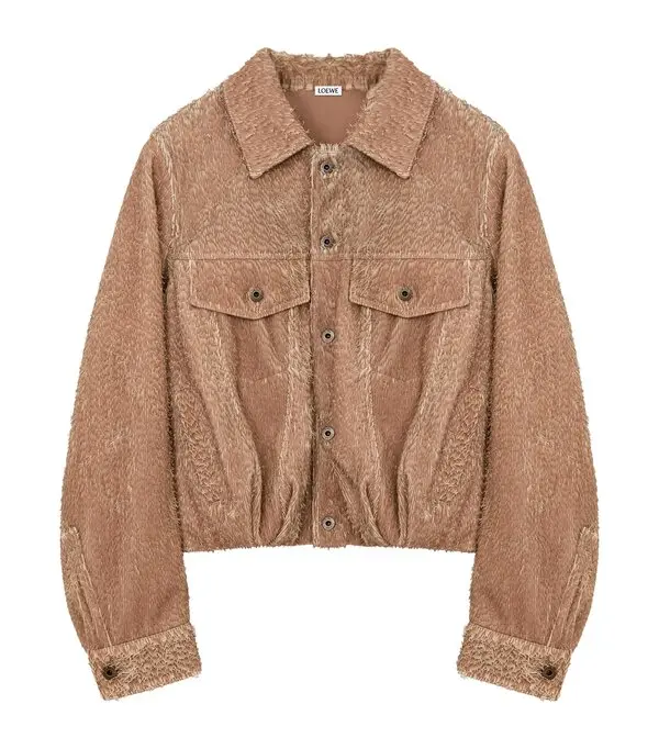 Loewe Textured Lambskin Oversized Jacket