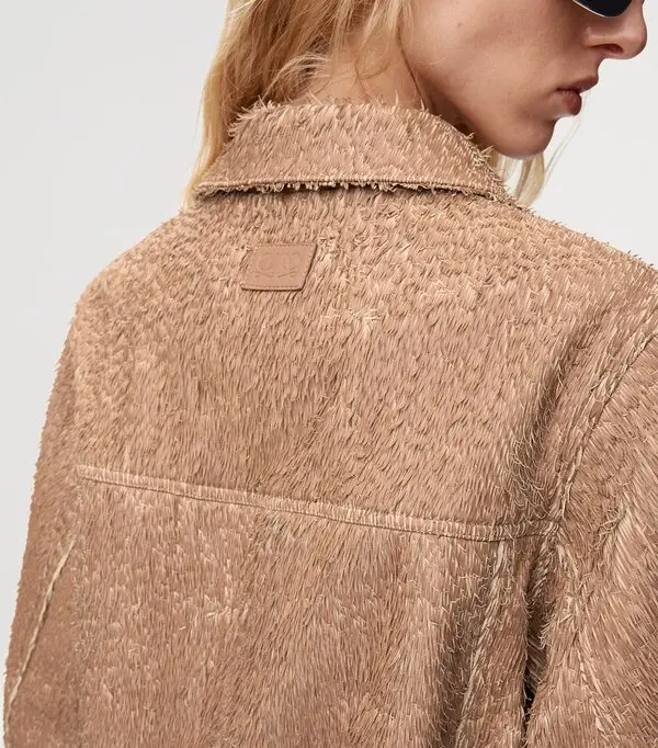 Loewe Textured Lambskin Oversized Jacket